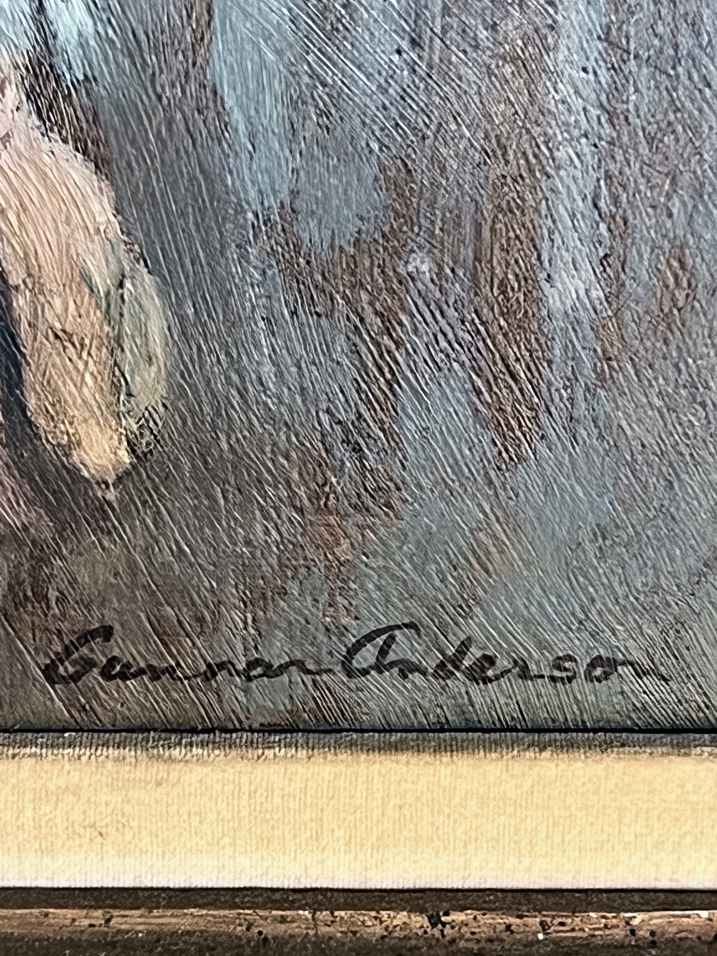 Oil on Panel; "Portrait of a Young Boy" by Gunnar Anderson (American ...